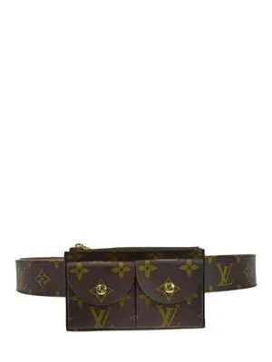 LOUIS VUITTON 2011 Pochette Duo Belt Bag - Brown