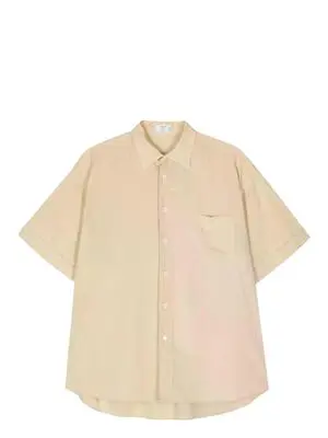 Valentino Garavani 1980 Logo-embroidered Cotton-shirt - Neutrals