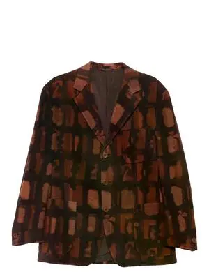 ROMEO GIGLI Patterned Jacket - Brown