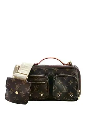 LOUIS VUITTON Utility Monogram Canvas Crossbody Bag - Brown