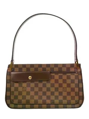 LOUIS VUITTON 2004 Aubagne Shoulder Bag - Brown