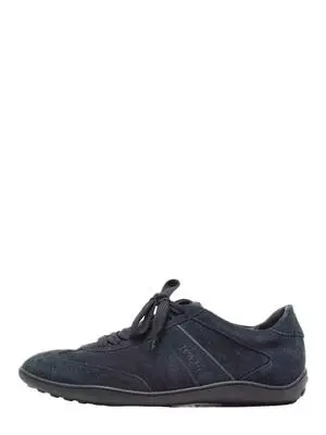 TOD'S Suede Lace-up Sneakers - Blue