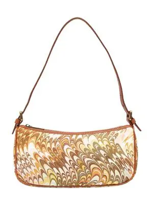 Celine 2000 Printed Canvas Shoulder Bag - Brown