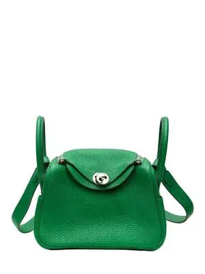 Hermès Mini Lindy Shoulder Bag - Green