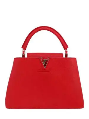 LOUIS VUITTON Capucines Bb Handbag - Red