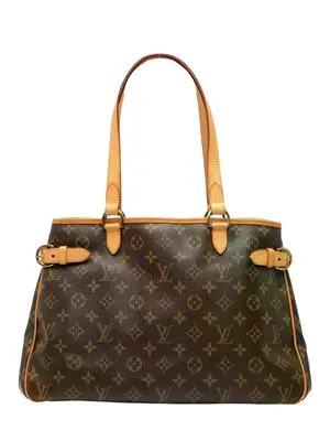 LOUIS VUITTON 2005 Monogram Batignolles Horizontal Tote Bag - Brown