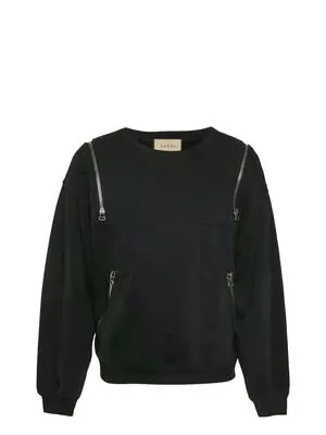 Gucci Cotton Sweatshirt - Black