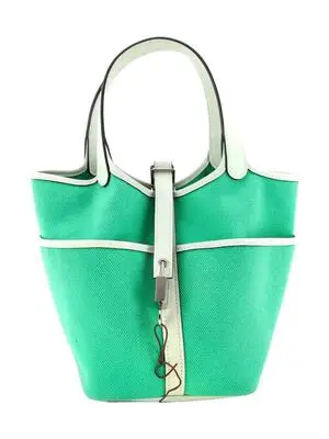 Hermès Cargo Picotin Lock Pm Bucket Bag - Green