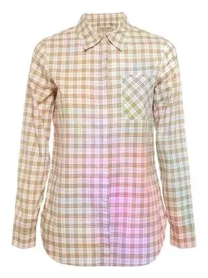 Burberry Checked Shirt - Pink