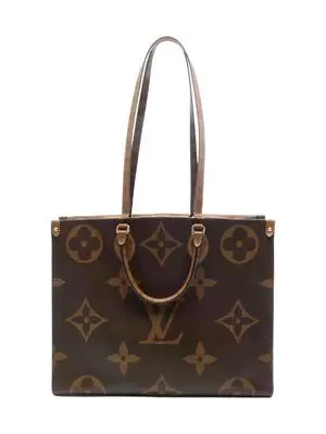LOUIS VUITTON 2020 On-the-go Gm Monogram Tote Bag - Brown
