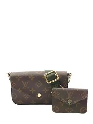 LOUIS VUITTON Félicie Pochette Shoulder Bag - Brown