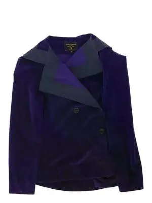 VIVIENNE WESTWOOD 2000s Asymmetric Jacket - Purple
