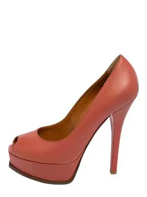 Fendi 140mm Leather Pumps - Pink
