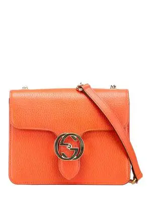 Gucci Interlocking G Crossbody Bag - Orange