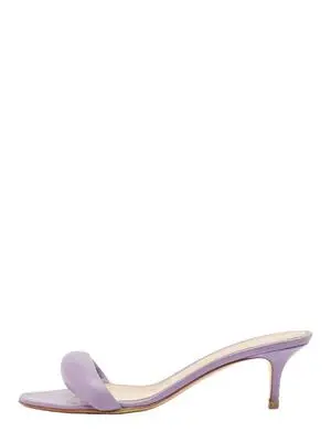 GIANVITO ROSSI 55mm Patent Leather Sandals - Purple