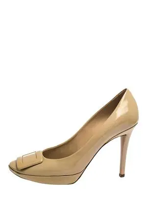 ROGER VIVIER 110mm Patent Leather Pumps - Neutrals
