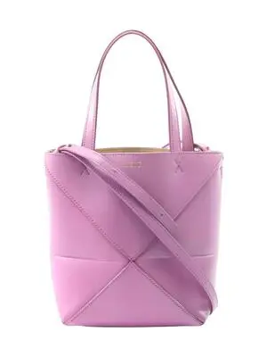 Loewe Mini Puzzle Fold Handbag - Pink