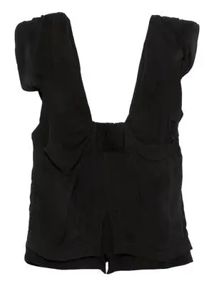 Dior 1990s X John Galliano Silk Top - Black