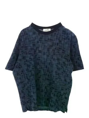 Hermès 2010s Pique Crew Neck T-shirt - Blue