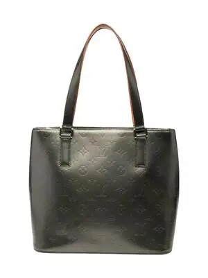 LOUIS VUITTON 2003 Monogram Mat Stockton Tote Bag - Grey