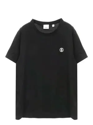 Burberry 2010s Tb-monogram T-shirt - Black