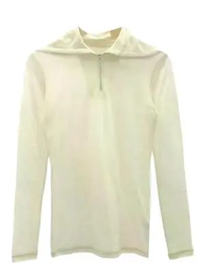 JIL SANDER Zip-up Polo Shirt - White