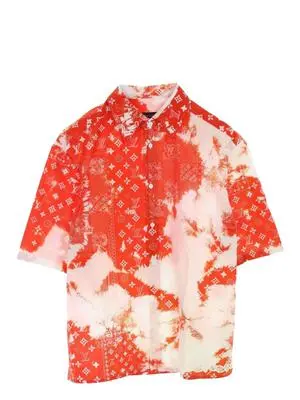 LOUIS VUITTON 2010 Bandana-print Shirt - Orange