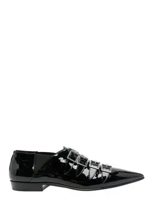 Saint Laurent Franklin Monk Shoes - Black