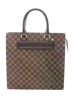 LOUIS VUITTON Damier Ebene Venice Gm Tote Bag - Brown