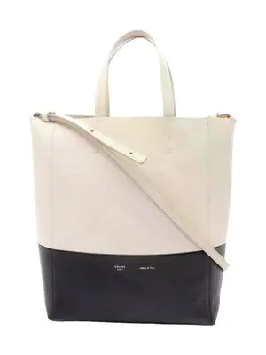 Celine Two-tone Tote Bag - White