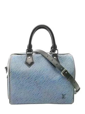 LOUIS VUITTON Speedy Bandouliere 25 Handbag - Blue