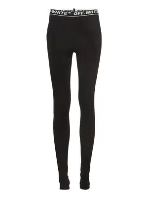 Off-White High-rise Leggings - Black