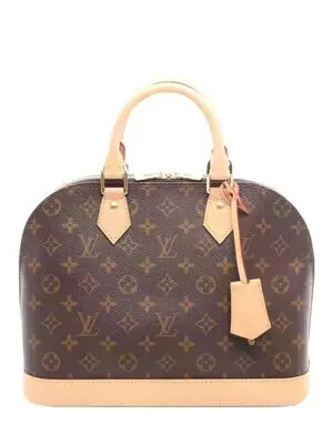 LOUIS VUITTON 2021 Alma Monogram Handbag - Brown