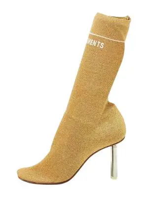 VETEMENTS VETEMENTS Metallic Knit Sock Boots