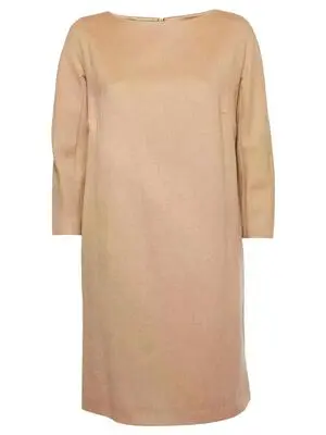 Max Mara Long-sleeve Shift Dress - Neutrals