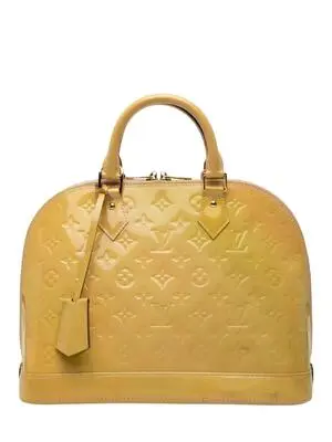 LOUIS VUITTON 2013 Monogram Vernis Alma Pm Handbag - Brown