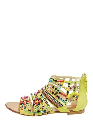 GIUSEPPE ZANOTTI Gladiator Sandals - Yellow