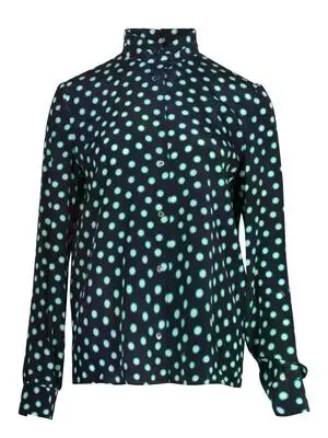 MIU MIU Polka-Dot Long-Sleeve Shirt
