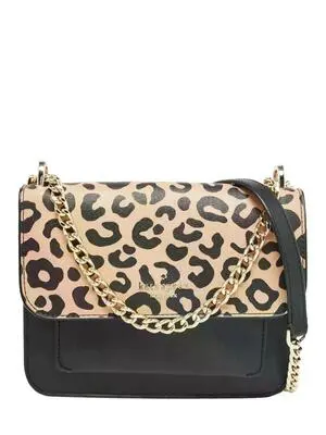 Kate Spade New York Leopard-print Crossbody Bag - Black
