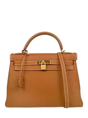 Hermès 2003 Kelly 32 Two-way Handbag - Brown