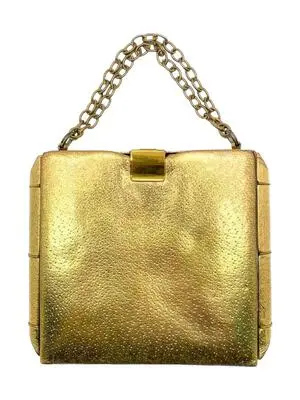 JENNIFER GIBSON JEWELLERY 1930s Bookend Minaudiere Bag - Gold
