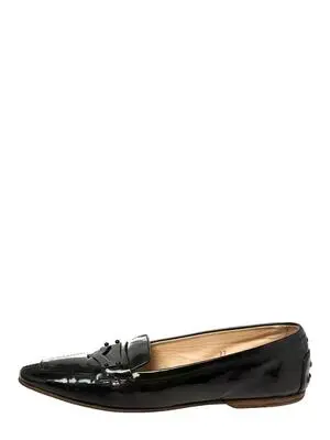 TOD'S Penny Patent Leather Loafers
