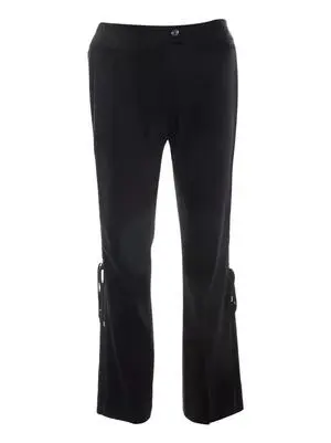 Dior Braided-trim Trousers - Black