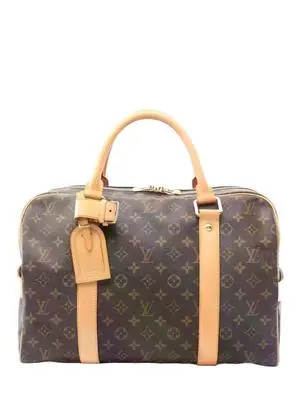 LOUIS VUITTON 2006 Carryall Monogram Travel Bag - Brown