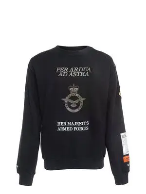 Heron Preston Emblem Patch Sweatshirt - Black