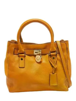 Michael Kors Vintage Hamilton Tote Bag - Yellow