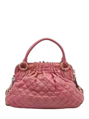 Marc Jacobs Quilted Leather Shoulder Bag - Pink
