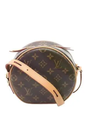 LOUIS VUITTON 2010s Boite Chapeau Souple Pm Monogram Round Shoulder Bag - Brown
