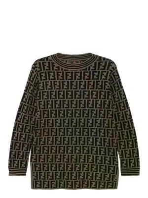 Fendi 1990-2000s Monogram Top - Black