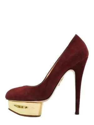 CHARLOTTE OLYMPIA 140mm Platform Pumps - Red